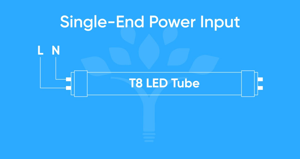 How to Direct-Wire a Single-Ended T8 LED Bulbs?