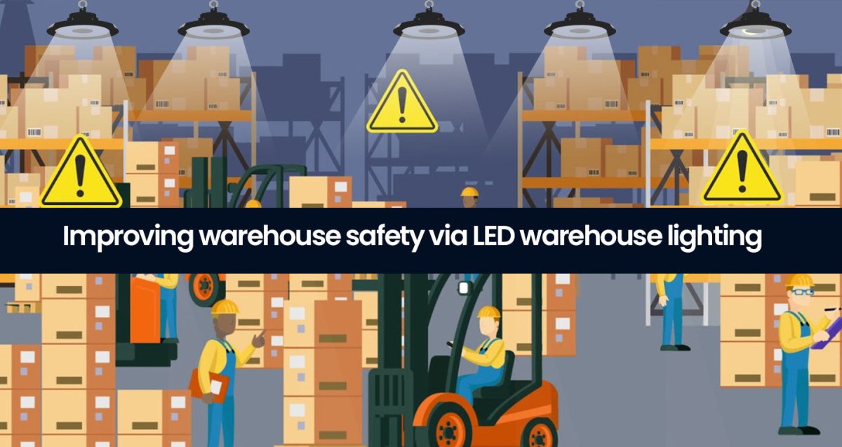Improving Warehouse Safety via LED Warehouse Lighting