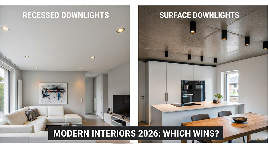 Recessed vs Surface Downlights: Which Is Better in 2026?