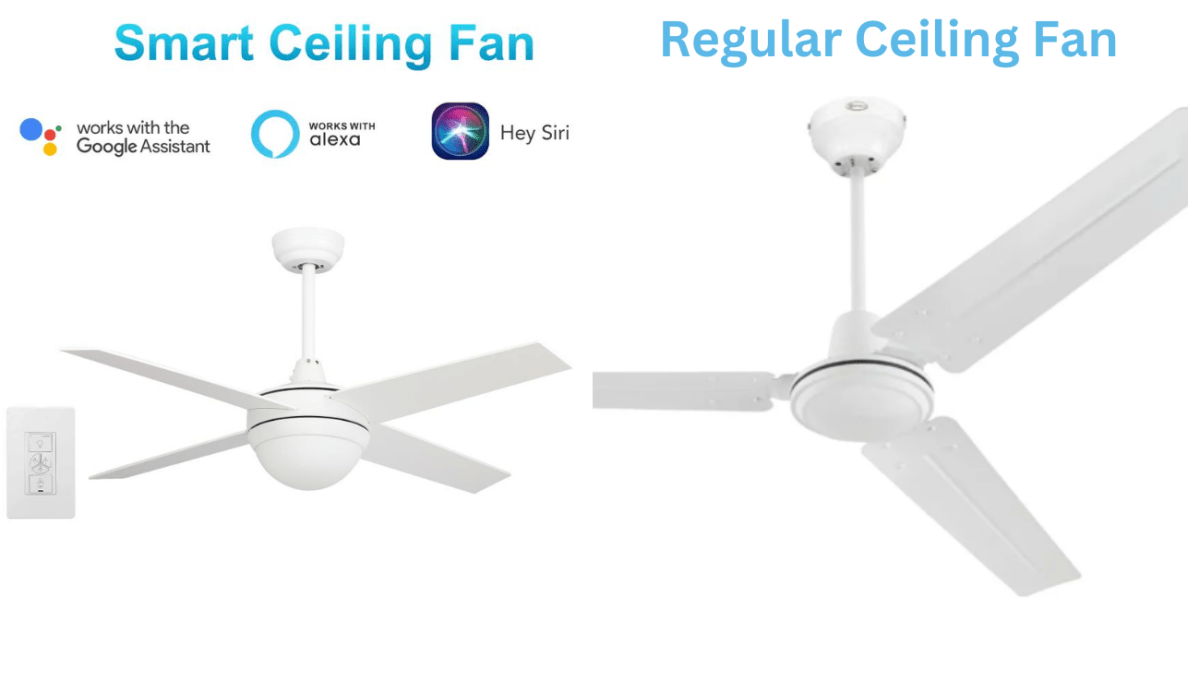 What is the Difference Between a Smart Ceiling Fan and a Typical Ceili