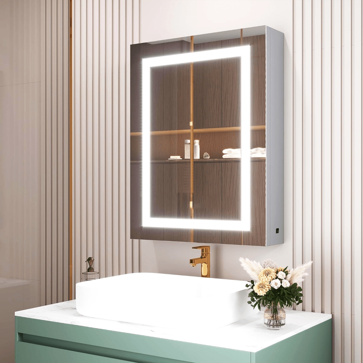 Lighted Medicine Cabinet - Hector Style - LedMyPlace