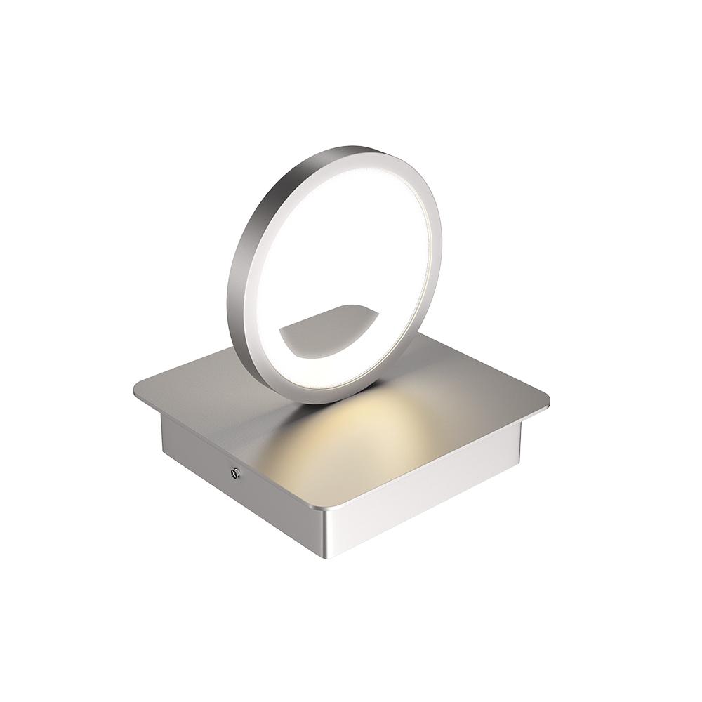 1-Ring Light, LED Wall Sconce Lighting Fixture, 8W, 3000K Warm White,