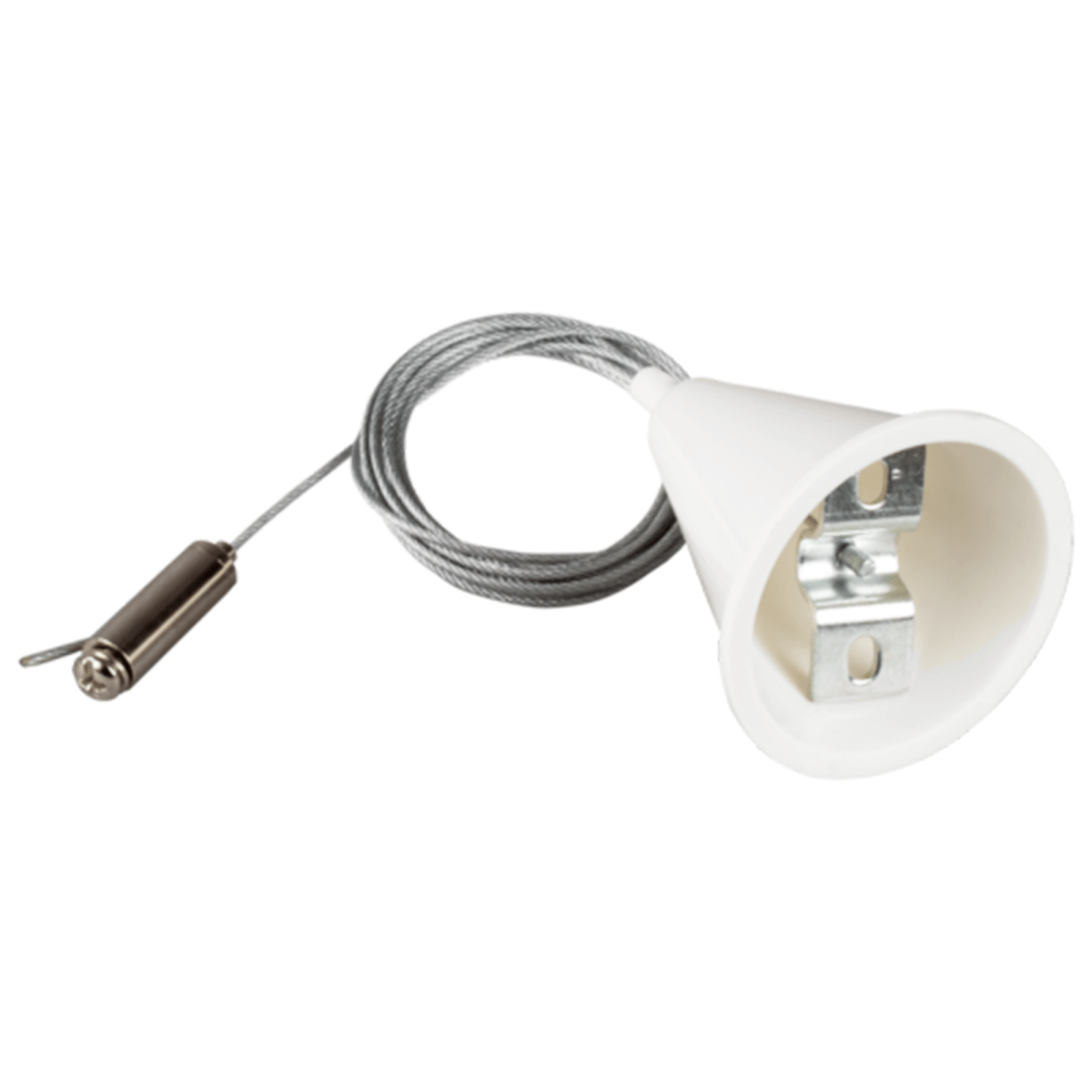 16ft Wire Pendant Suspension Track Cable with 2-Wire Rail for Reliable