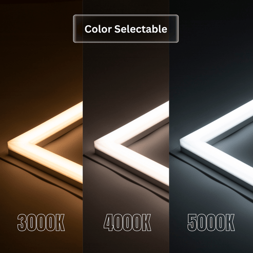 2 ft. x 2 ft. LED T-Bar Panel Light, 20W/30W/40W Wattage adjustable, 3