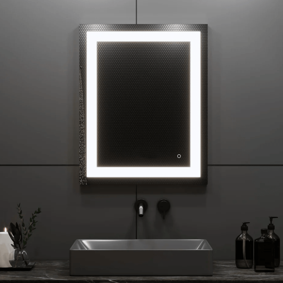 24x36 Inch LED Lighted Bathroom Vanity Mirror