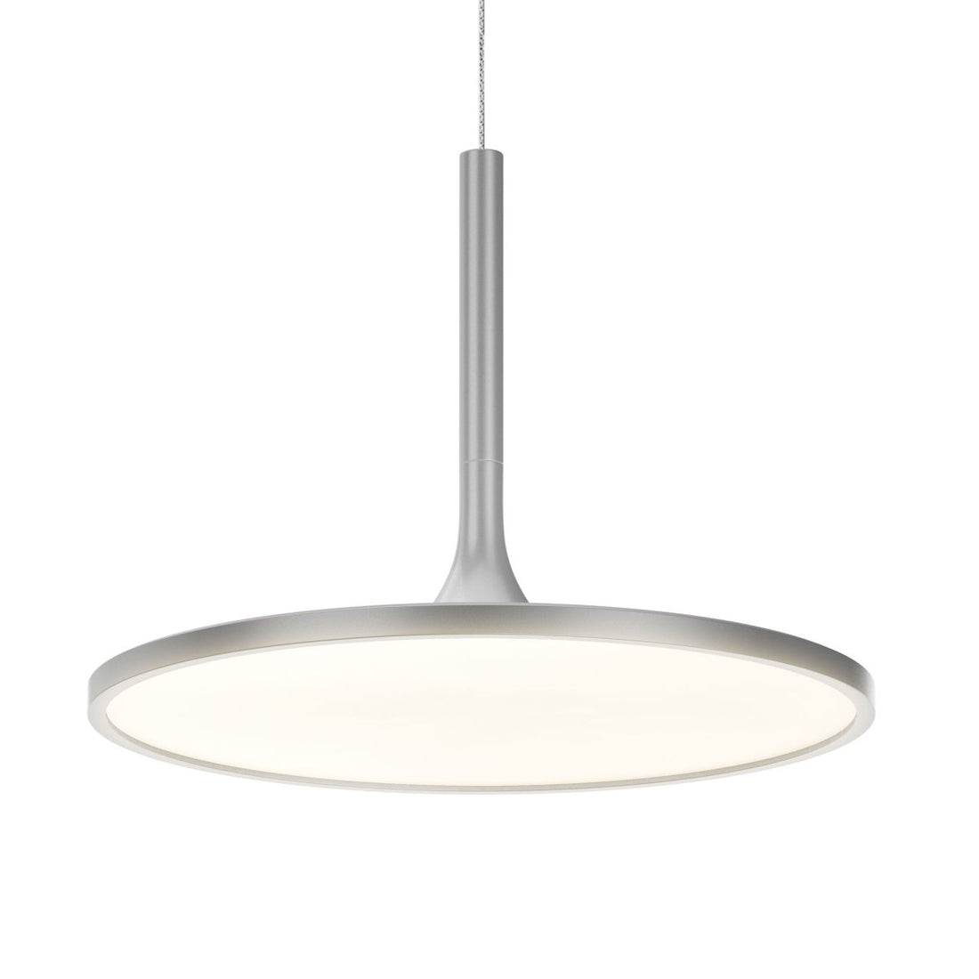 41W Round Plate Pendant Light, 3000K, 2225LM, Diameter 17.3" x 55"H, D