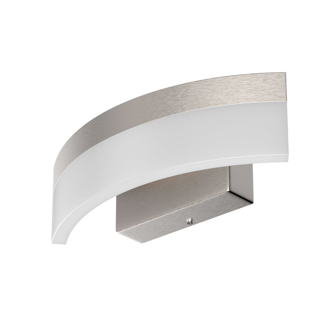 9W LED Wall Sconce Light, 3000K Warm White 500LM 120V Brushed Nickel F