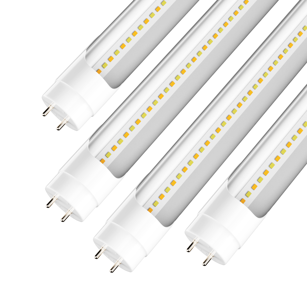 Hybrid T8 4ft LED Tube/Bulb - 22w/18w/15w/12w Wattage Adjustable, 130l ...