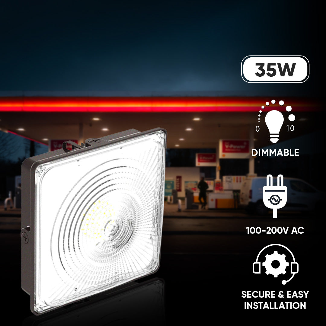 How to Choose Lighting for Gas Station?