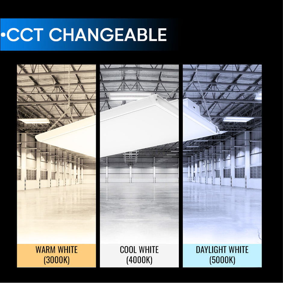 4FT Linear LED High Bay Light 165W/200W/225W Wattage Adjustable, 4000k