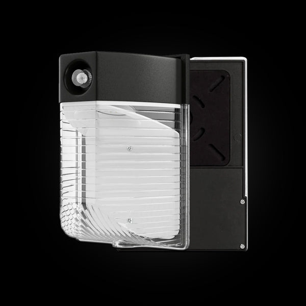 Dusk to Dawn - LED Wall Pack, 13W/18W/26W Wattage Adjustable, 3000K/40