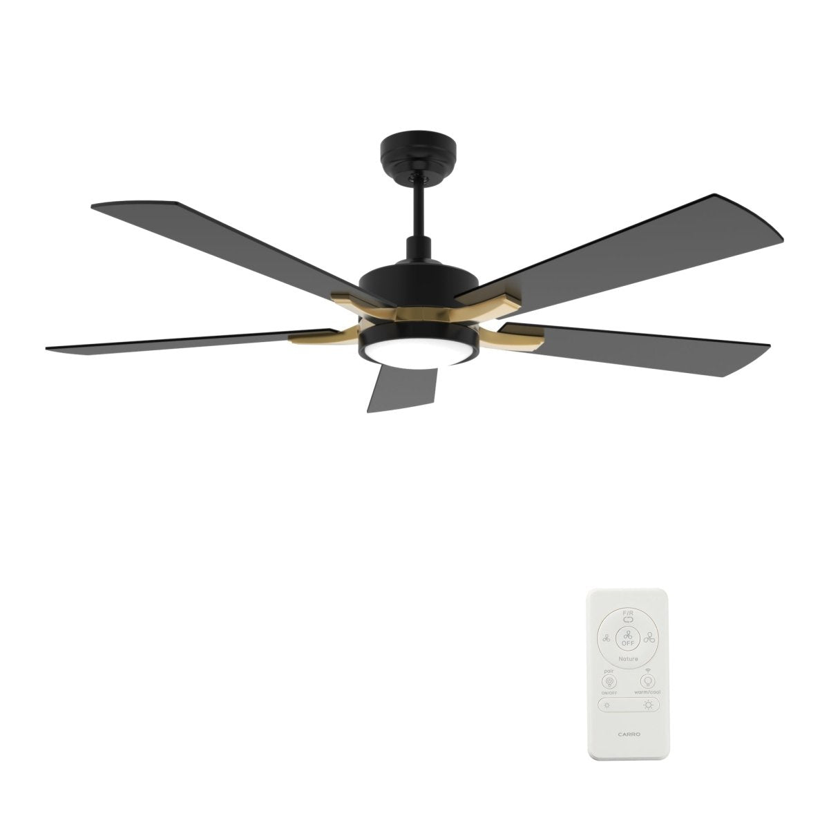 Appleton 52 Inch 5-Blade Best Smart Ceiling Fan With Led Light Kit & R