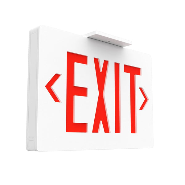Double Sided LED Emergency EXIT Sign(Side & Ceiling Mount), 4W, AC120-