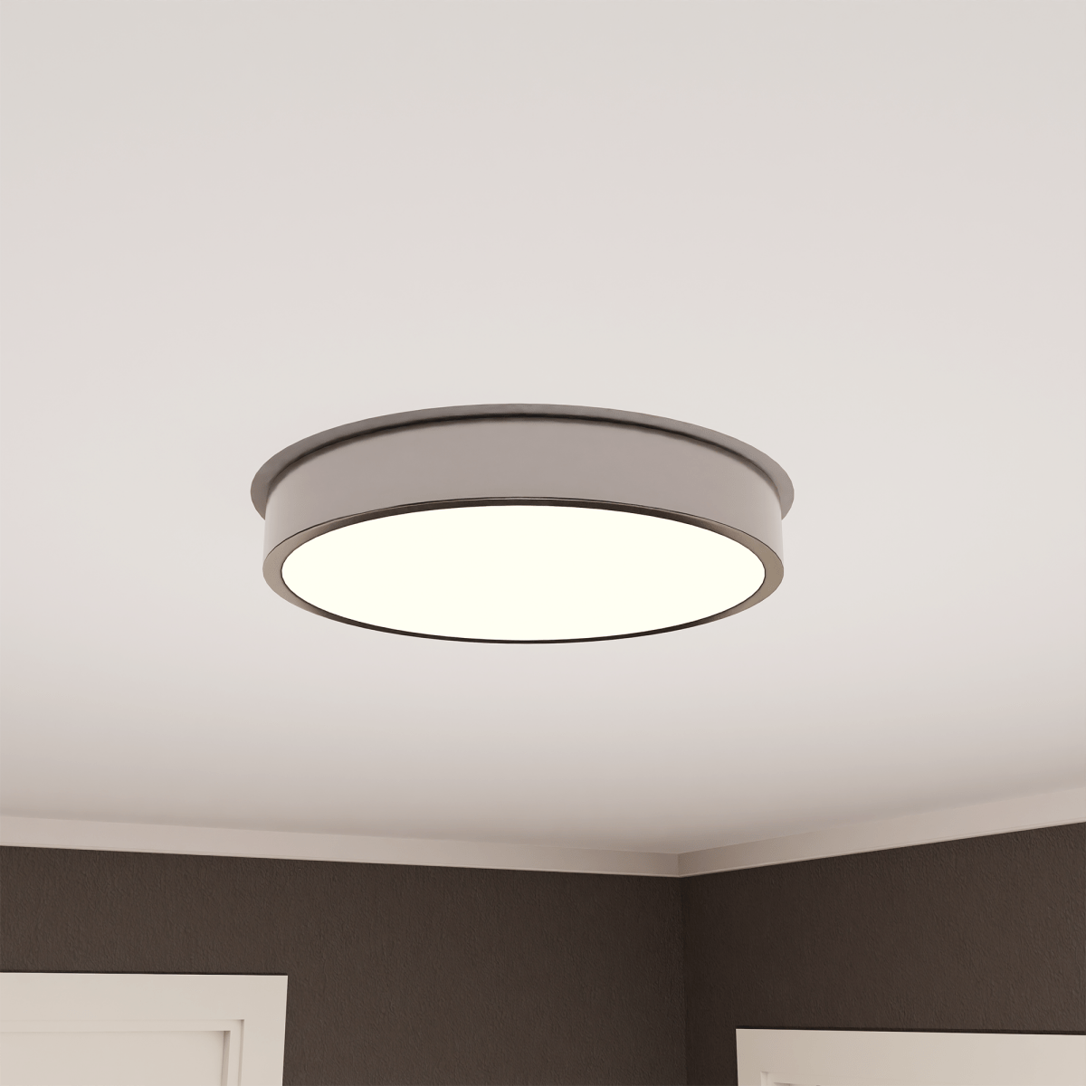 Flush Mount Ceiling Light Fixtures,18W Flat led Light for Ceiling, 300