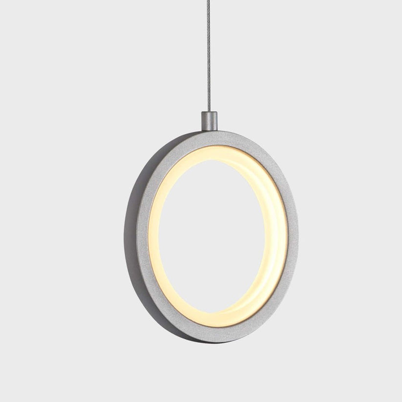 LED Circular Vertical One Ring Pendant Light, 8W, 3000K, 400LM, 120V,