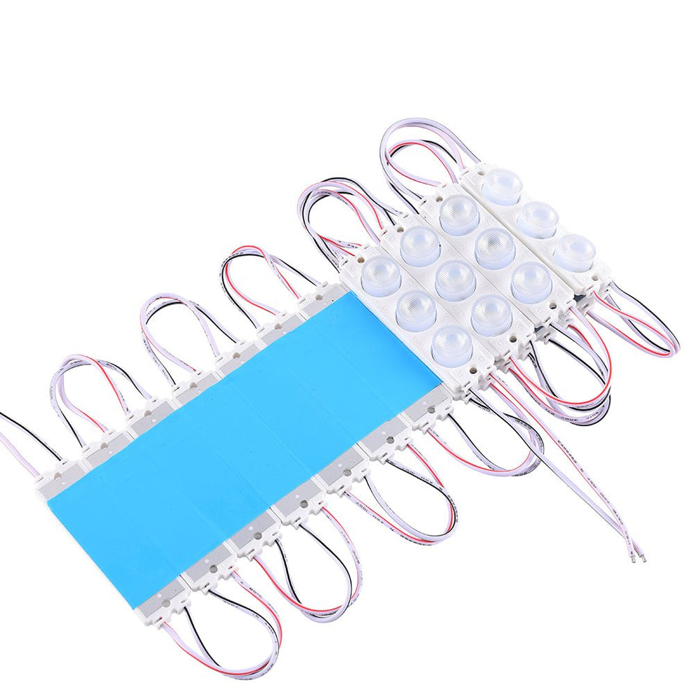 LED Module Lights, Pure White, 3 LEDs/Mod, DC12V, 2.5W, LED Waterproof