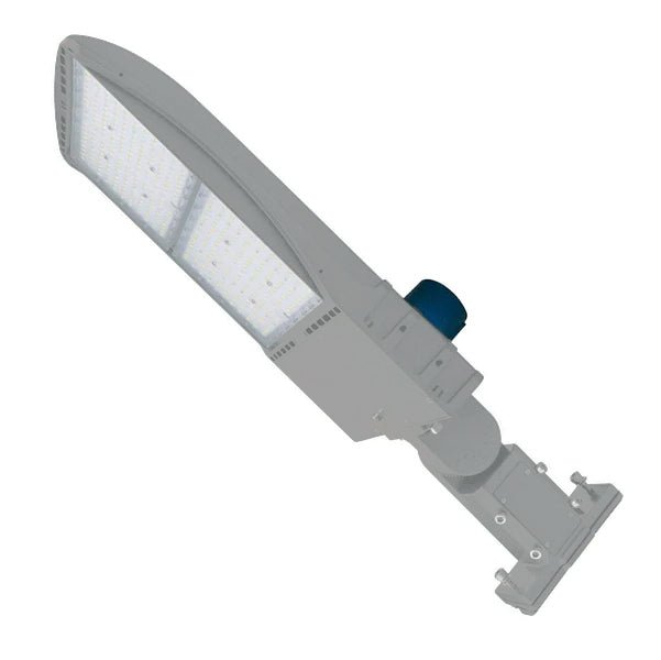 LED Pole Light 300W/240W/200W, Dusk to Dawn, IP65, Universal Mount, Silver