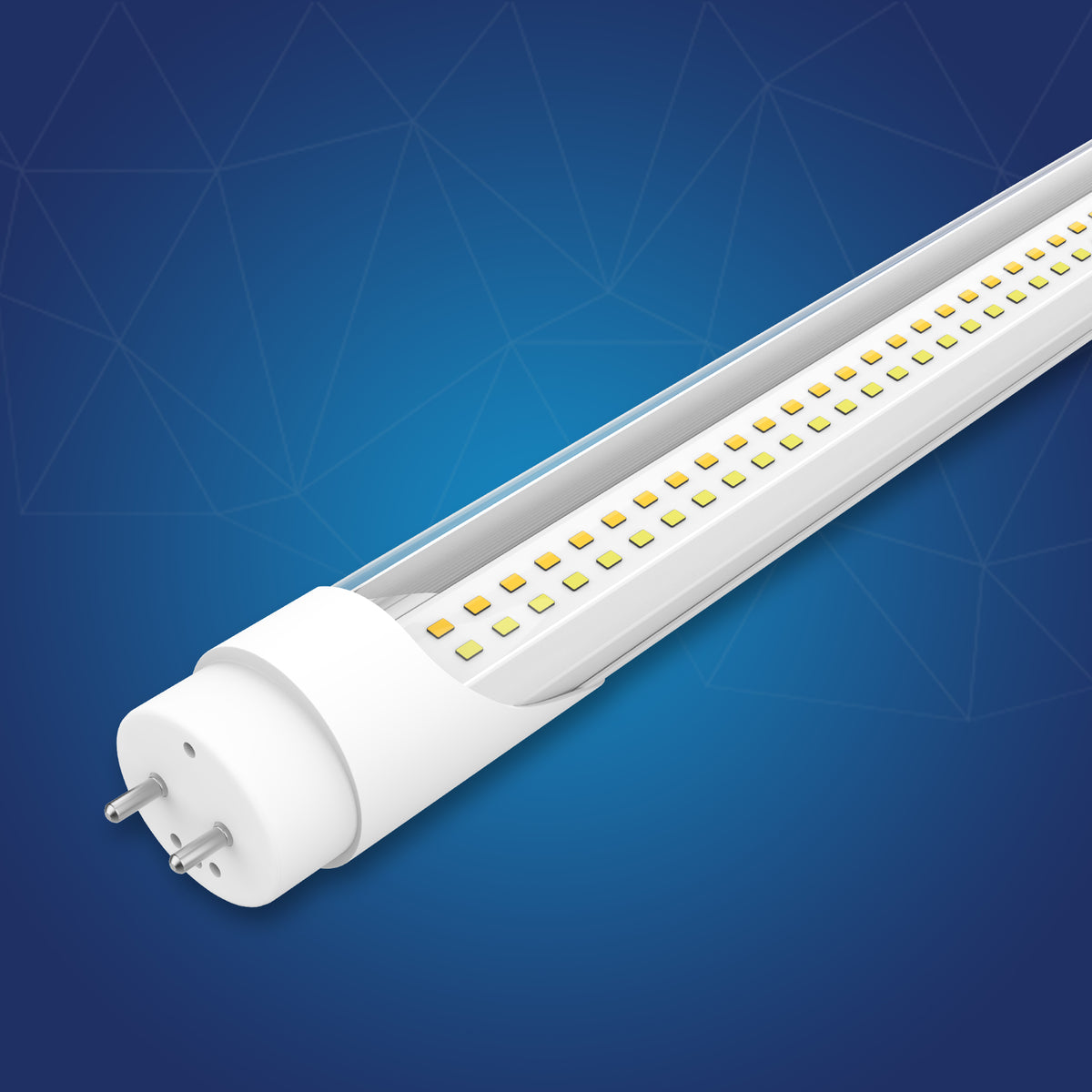 Hybrid T8 4ft LED Tube/Bulb - 22w/20w/18w/15w/12w/10w Wattage Adjustab