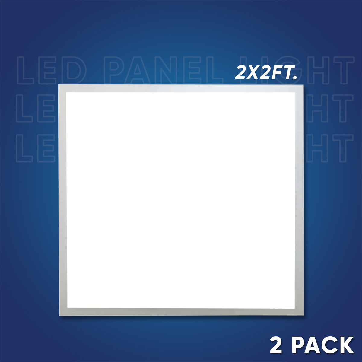 2 ft. x 2 ft. LED Flat Panel Light 20W/30W/40W Wattage Adjustable, 400