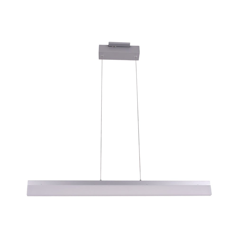 Linear Rectangular Pendant Lighting Fixture, 17W, 3000K (Warm White),