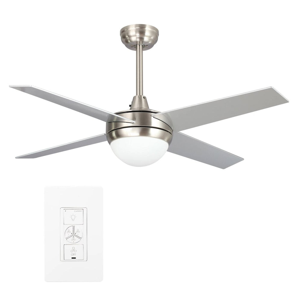 Nova 48-inch Indoor Best Smart Ceiling Fan with LED Light Kit & Wall C