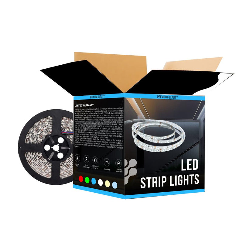 Outdoor Waterproof RGB LED Strip Lights, IP68 16.4ft Dimmable, 12V, SM
