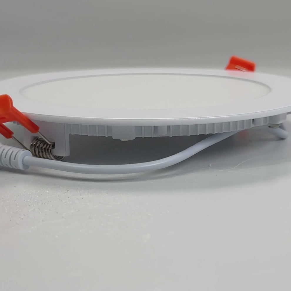 6 in. Ultra-Thin LED Recessed Ceiling Lights with Junction Box, 12W, 9