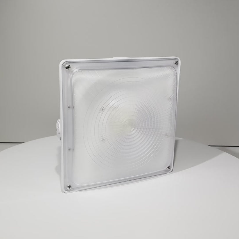 LED Canopy Light 75W 5700K Daylight 9750LM IP65 Waterproof 0-10V Dim 1