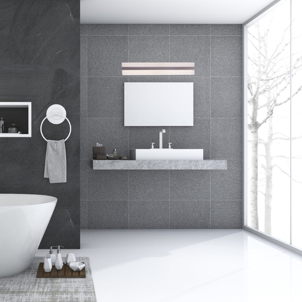 Rectangle Bathroom Light Fixtures, 24 Inch/36 Inch, 4000K (Cool White)