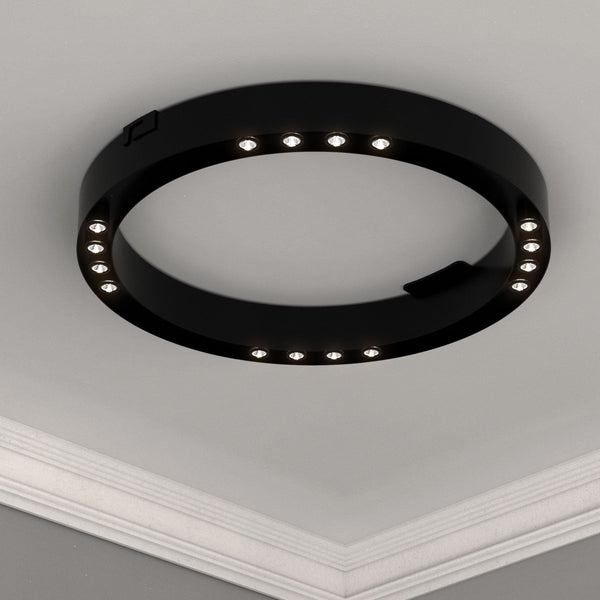 Ring Flush Mount LED Lighting Fixture, 16W/24W, 3000K, 800LM/1200LM, C