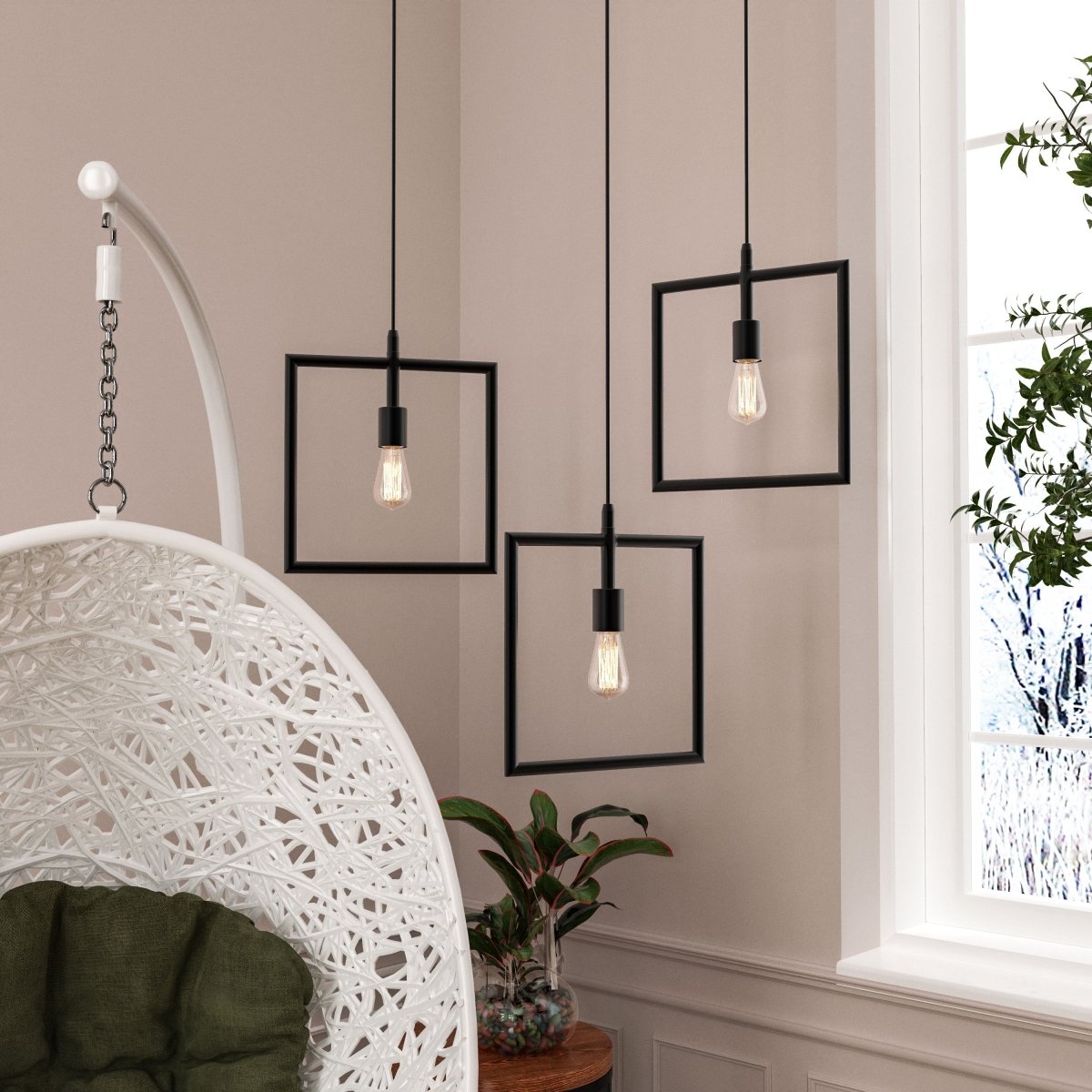 Square Pendant Light Fixtures