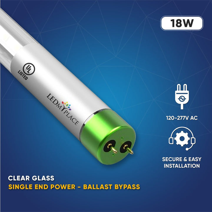 Ballast Bypass - T8 LED Tube Lights - 4FT, 8FT LED Bulbs