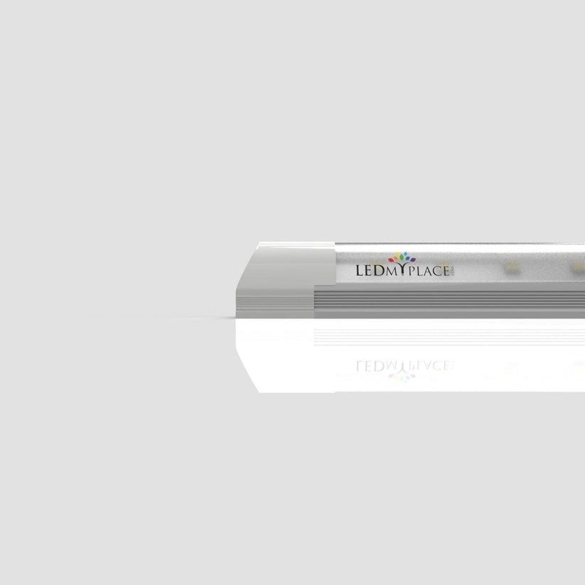 T8 8ft Integrated LED Tube Light 60W V-Shape 5000K Daylight White, Fro