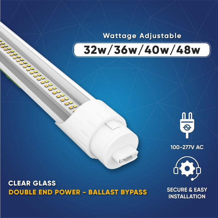 8ft LED Tube Lights | 8ft LED Garage Shop Light