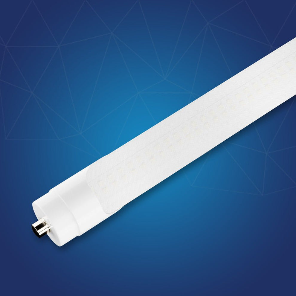 T8 8ft LED Tube, 48W/40W/36W/32W, 130lm/W, Frosted
