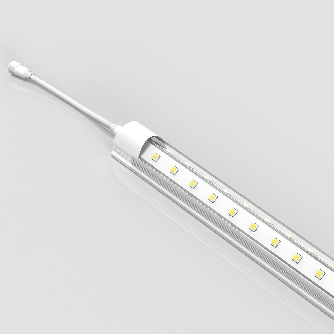 T8 LED Freezer/Cooler Tube Light - V Shape - 6ft 40W 5000k Clear 4800