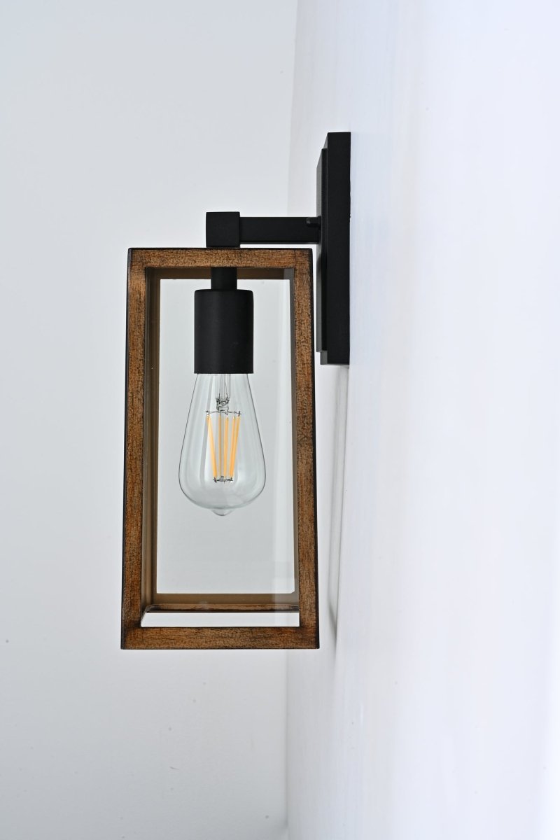 Wall Lights, Exterior Light Fixture, Clear Glass Garage Light, Modern